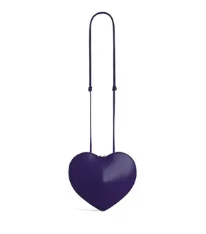 Alaïa Suede Le Coeur Shoulder Bag - Blue