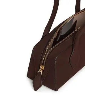 Alaïa Small Nubuck Le Teckel Shoulder Bag