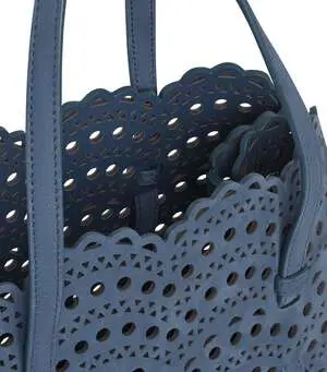 Alaïa Nubuck Leather Mina 25 Top-handle Bag