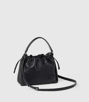 Brunello Cucinelli Small Leather Mellow Bucket Bag