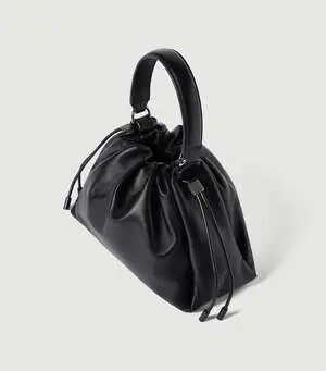 Brunello Cucinelli Small Leather Mellow Bucket Bag
