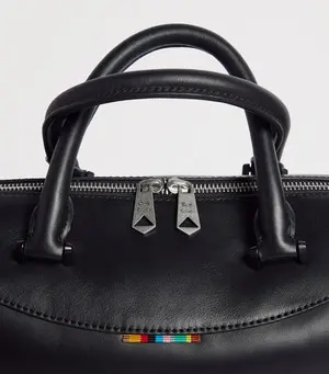 Paul Smith Leather Signature Tab Duffle Folio Bag