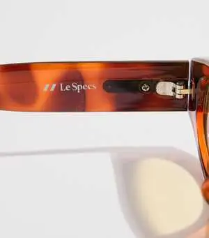 Le Specs Tortoiseshell Belladonna Slim Oval Sunglasses