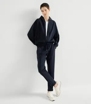 Brunello Cucinelli Stretch-cotton Slim Sweatpants