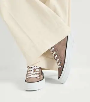 Brunello Cucinelli Suede Monili-tab Sneakers