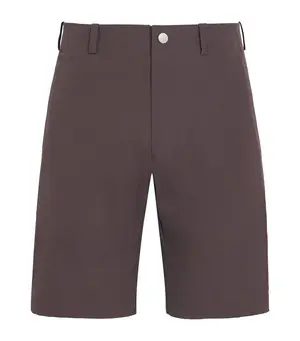 ALBA Cotton-blend Techno Shorts - Brown