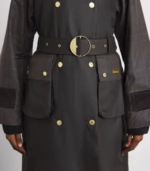 Barbour Waxed Cotton Elva Trench Coat