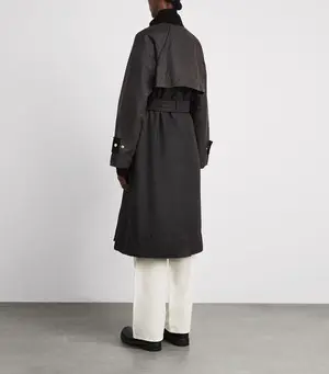 Barbour Waxed Cotton Elva Trench Coat