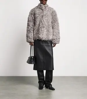 Source Unknown Shearling Lyn Coat