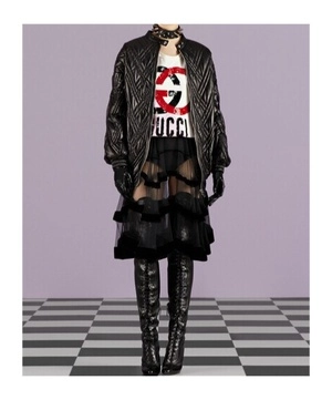 Gucci Logo Printed Sleeveless Top