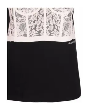 Alexander McQueen Corset Printed Crewneck T-shirt
