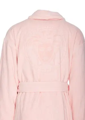 Versace Tied Waist Oversized Bathrobe