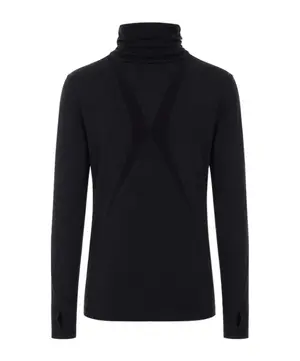 THOM KROM Funnel Neck Hooded Sweater
