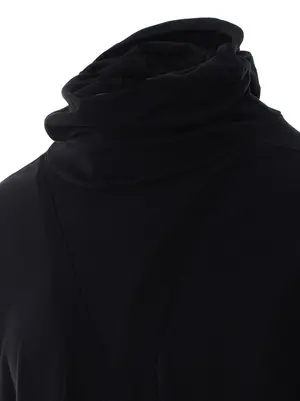 THOM KROM Funnel Neck Hooded Sweater