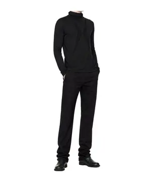 THOM KROM Funnel Neck Hooded Sweater