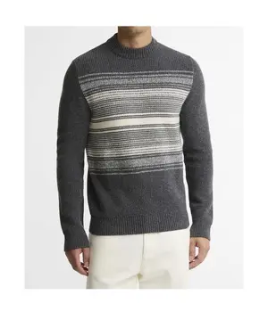 Barbour Stripe Mock Neck Knit Sweater