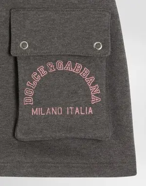 Dolce & Gabbana Logo-print Drawstring-waist Skirt