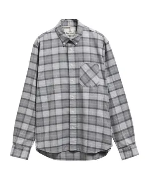 Barbour Tartan Button-down Long Sleeve Shirt - Gray