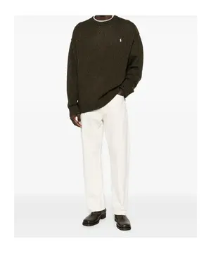 Polo Ralph Lauren Logo Ribbed Knitted Sweater