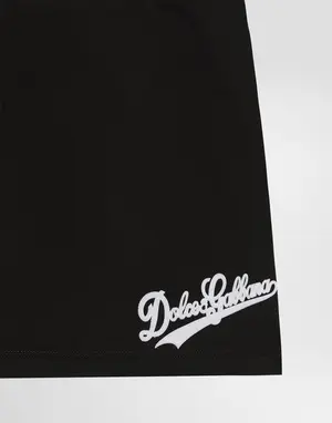 Dolce & Gabbana Fleece Skirt With Print