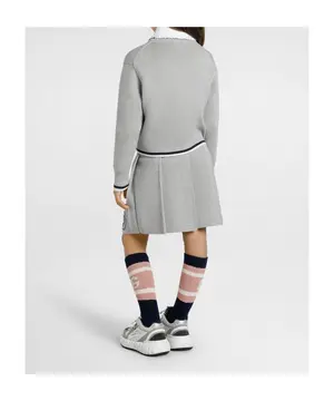 Dolce & Gabbana Pleated Logo-detail Skirt