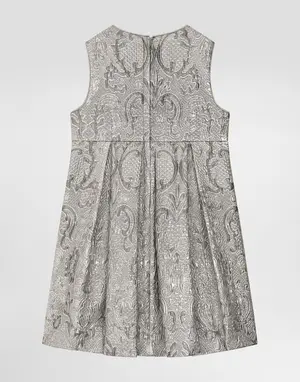 Dolce & Gabbana Jacquard Sleeveless Dress