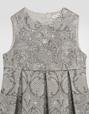 Dolce & Gabbana Jacquard Sleeveless Dress