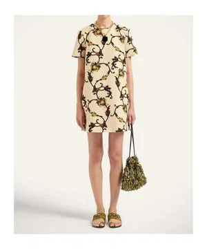 La DoubleJ Mini Swing Dress - Beige