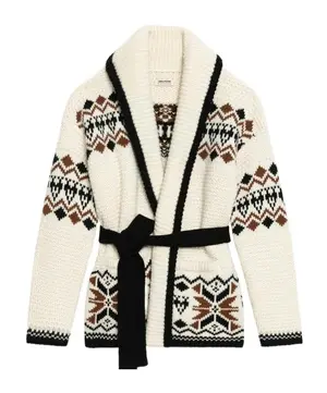 ZADIG&VOLTAIRE Zadig  Voltaire Erra Belted Patterned Cardigan