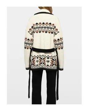 Zadig&Voltaire Voltaire Erra Belted Patterned Cardigan