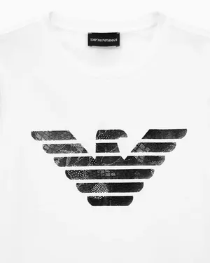 Emporio Armani T-shirt Regular Fit In Lightweight Stretch Cotton Jersey