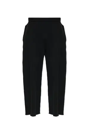 Issey Miyake Pleated Casual Trousers - Black