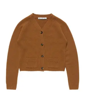 Acne Studios Cashmere V-neck Cardigan - Medium Brown