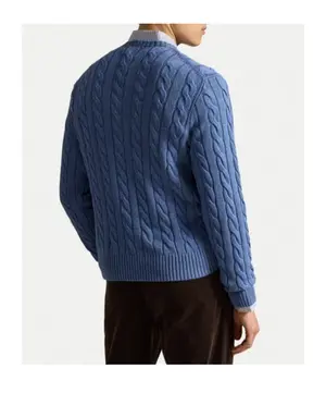 Polo Ralph Lauren Logo Embroidered Cable-knit Jumper