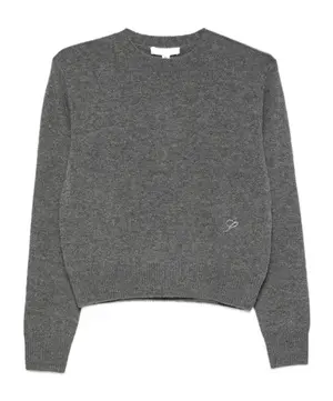 SPORTY  RICH Crystal-embellished Sweater