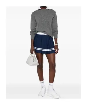 SPORTY  RICH Crystal-embellished Sweater