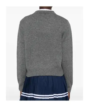 SPORTY  RICH Crystal-embellished Sweater