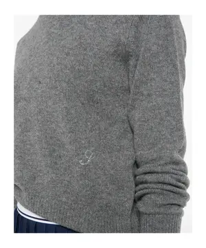 SPORTY  RICH Crystal-embellished Sweater