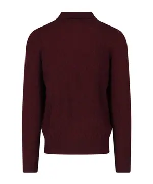 Polo Ralph Lauren Long-sleeved Knitted Polo Shirt