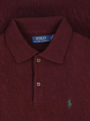 Polo Ralph Lauren Long-sleeved Knitted Polo Shirt