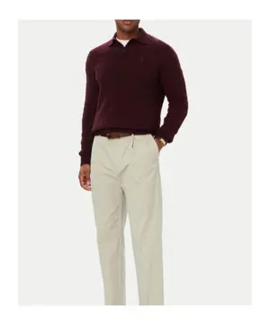 Polo Ralph Lauren Long-sleeved Knitted Polo Shirt