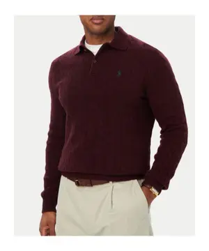 Polo Ralph Lauren Long-sleeved Knitted Polo Shirt