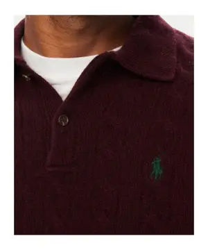 Polo Ralph Lauren Long-sleeved Knitted Polo Shirt