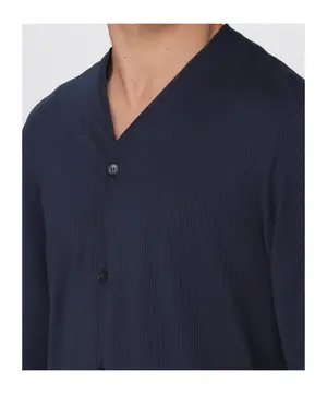 Emporio Armani Textured V-neck Shirt