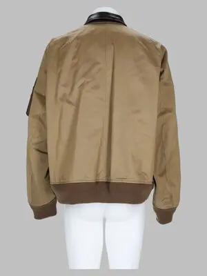 Sacai Giacca Blouson In Cotone Con Zip