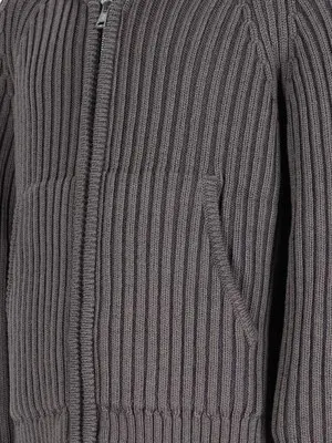 Our Legacy Maglia In Lana Merino Con Zip E Cappuccio