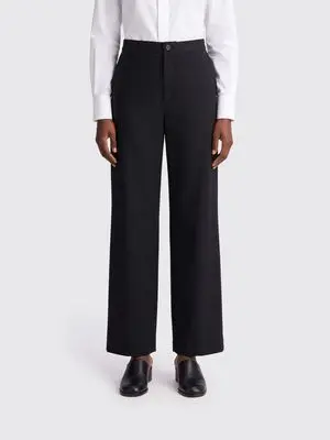 Extreme Cashmere High-waisted 100% Cashmere Wide-leg Trousers