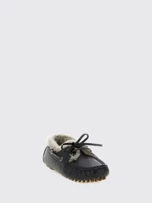 Brunello Cucinelli Calfskin Driver Loafers With Monili Detail