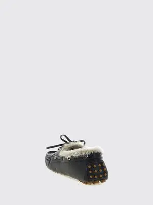 Brunello Cucinelli Calfskin Driver Loafers With Monili Detail