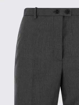 JIL SANDER High-waisted Slim Fit Trousers In Wool And Mohair
